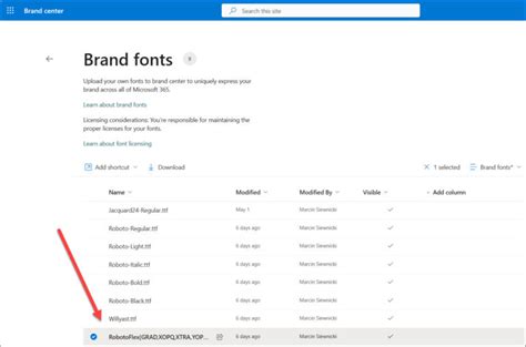 Custom Fonts On Sharepoint How To Add Apply And Automate Modern Workplacesite