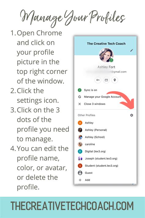 Multiple Chrome Profiles The Creative Tech Coach