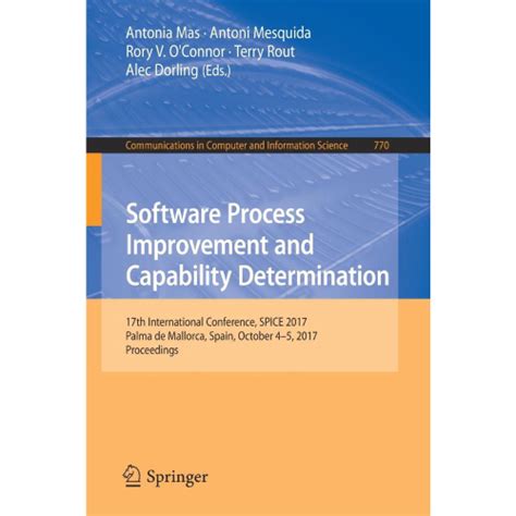 Software Process Improvement And Capability Determination Em Promoção