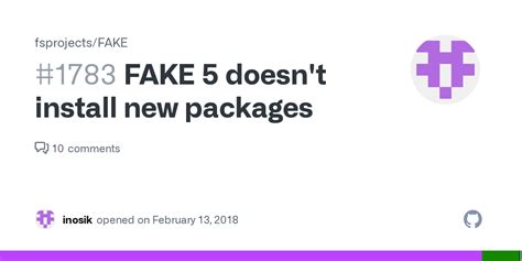 Fake 5 Doesnt Install New Packages · Issue 1783 · Fsprojectsfake