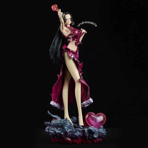 One Piece Boa Hancock Figure Cm Anime Manga Pvc Statue With Led Lights Collectible Model Toy