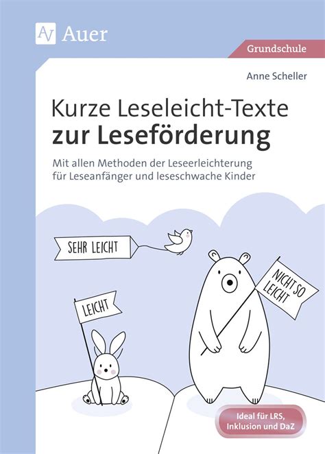 Kurze Leseleicht Texte Zur Leseförderung Grundschule Schulbuch 978 3 403 08170 8