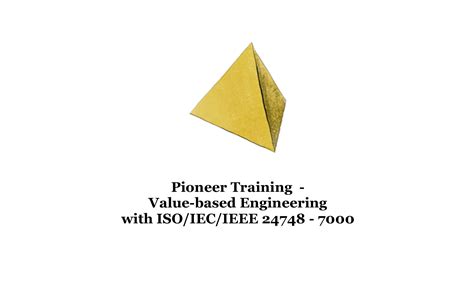 Training On Value Based Engineering With ISO IEC IEEE Delft Design For Values Institute