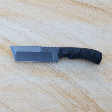 Razor Sharp Knife Full Tang Stainless Steel Titanium Coated Blade 4kct