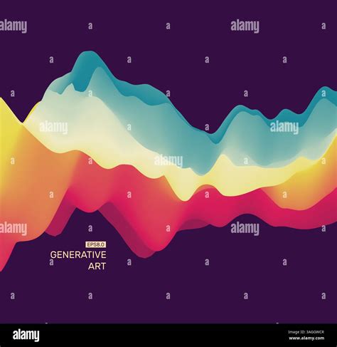 Abstract Vector Background Of Waves Dynamic Effect 3d Vector Illustration Design Template