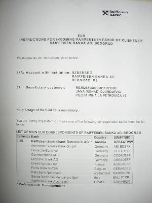 Jana S Blog SWIFT Number For Bank Transfers