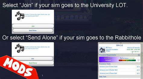 Get To College Mod Sims 4 Mod The Sims Book