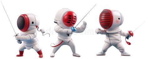 Fencing Figure Stock Illustrations 515 Fencing Figure Stock