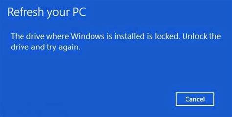 Drive Where Windows Is Installed Is Locked Bcd Error Code 0x0000034