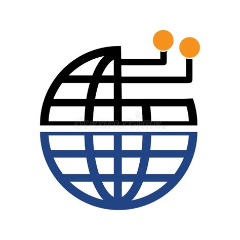 Tech Circuit Globe Icon Stock Vector Illustration Of Concept 264880981