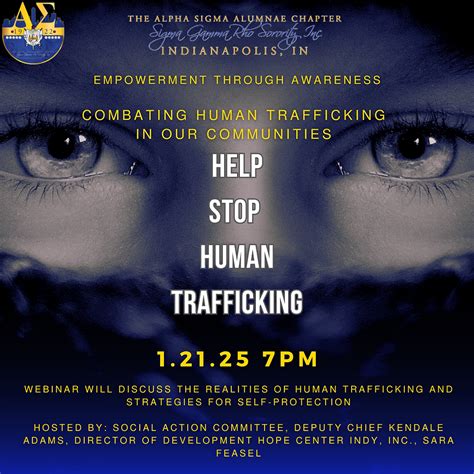 Combating Human Trafficking In Our Communities Alpha Sigma Sgrho