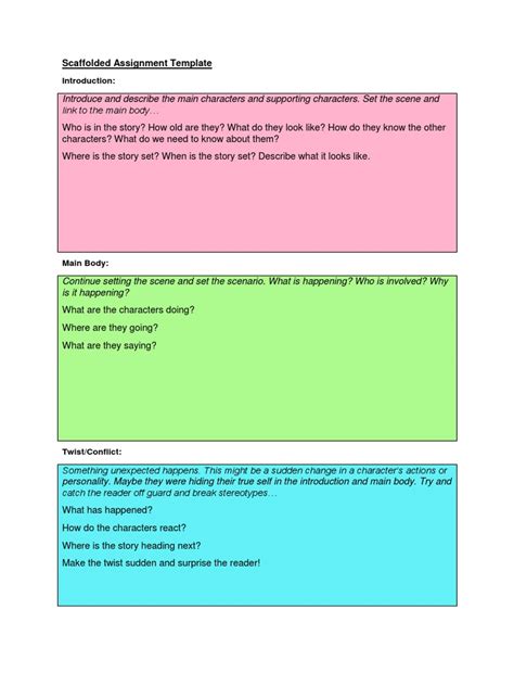 assignment structure pdf