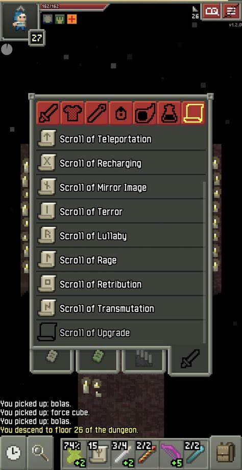 scroll of upgrade what s that r pixeldungeon