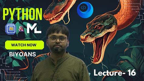 Python Lecture 16 Biyoans Youtube