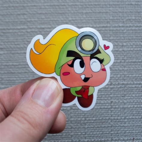 Vivian Paper Mario Ttyd Partner Stickers Peach Vivian Goombella