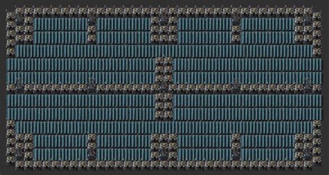 Rectangular Solar Array Without Roboport Inspired By Cilya R Factorio