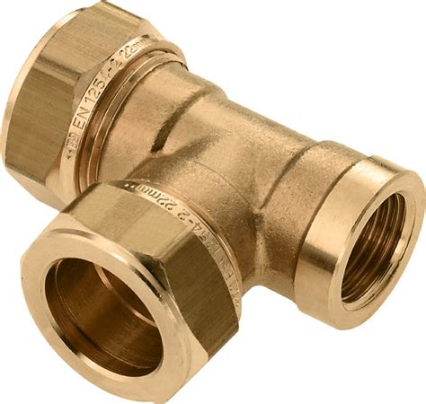 Bonfix Compression Fitting T Piece Compression X Compression X Female