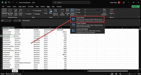 How To Freeze Multiple Rows In Excel