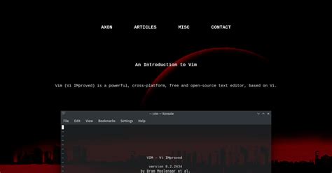 An Introduction To Vim