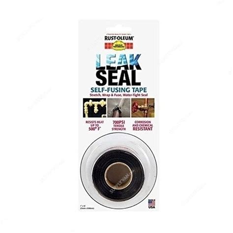Rust Oleum Self Fusing Tape 276713 120 Inch Black Pipe