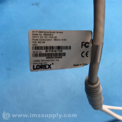 Lorex Technology Inc E AB Z K Ultra HD Smart Deterrence Camera IMS