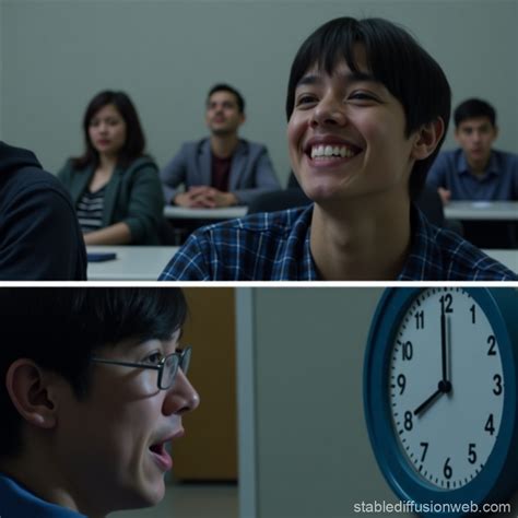 Boring Classroom Scene Stable Diffusion Online