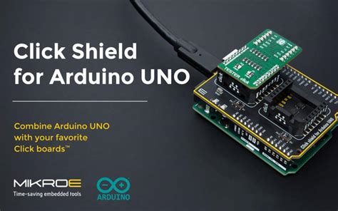 Click Shield For Arduino Uno Mikroelektronika