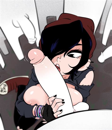 Rule 34 1girls Being Watched Big Breasts Big Penis Adoration Black Hair Blurry Background