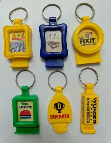 Plastic Printed Keychains Packaging Type Polybag Size 3 Inches At