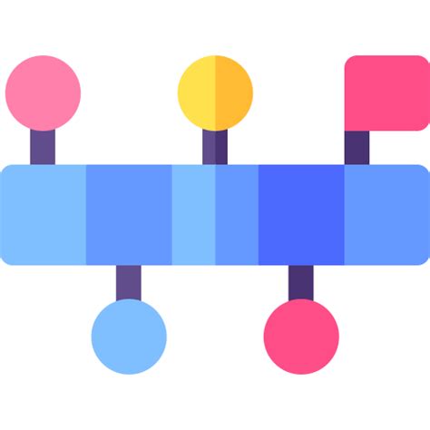 Timeline Basic Rounded Flat Icon