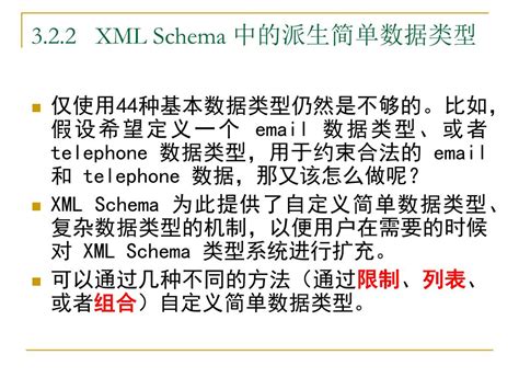 Ppt 第 3 章 Xml 模式语言 （ Xml Schema ） Powerpoint Presentation Id4703031