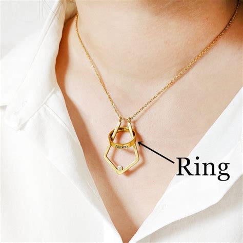 Ring Holder Necklace Etsy