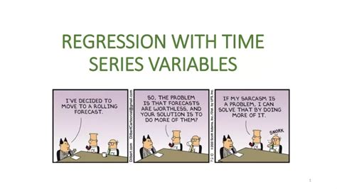 Ppt Regression With Time Series Variables Powerpoint Presentation