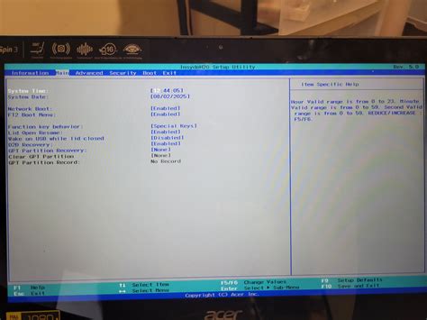 Acer Spin 3 Lapttop Only Shows Windows Boot Manager Acer Community