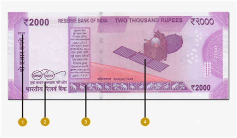 Seven Angular Bleed Lines On Left And Right Side In 2000 Note In India 898x425 Png Download