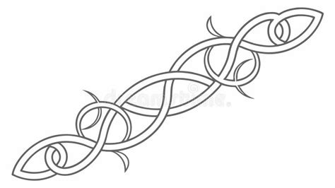 Intricate Celtic Knot Intertwined Pattern Vector Design Generative Ai Stock Vector