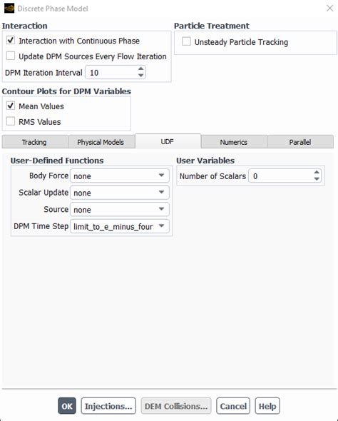 64 Hooking Discrete Phase Model Dpm Udfs