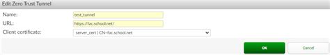 configuring a zero trust tunnel on fortiauthenticator