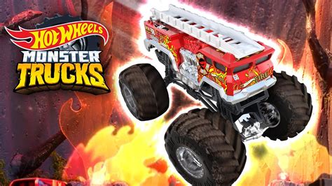 Fire Truck Monster Truck Hot Wheels At Cristina Lee Blog