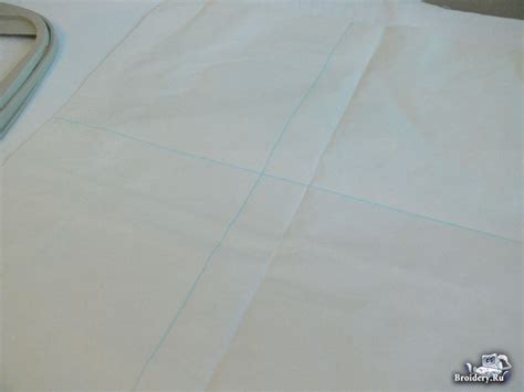 Вышивка на салфетках за одно запяливание