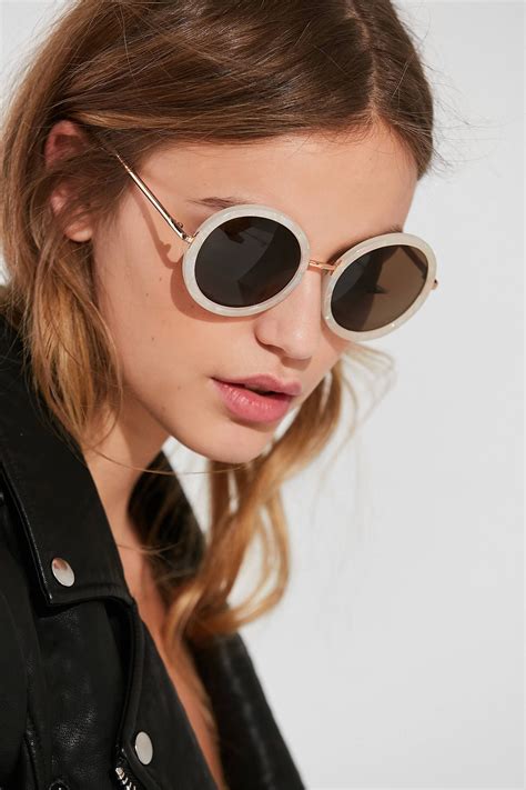 Liv Oversized Round Sunglasses Urban Outfitters Round Sunglasses