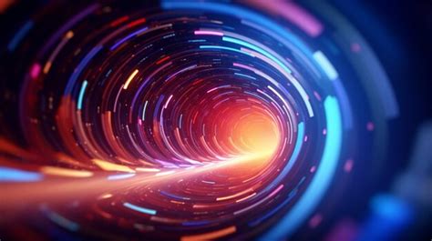 Premium Ai Image Bokeh Vortex Background