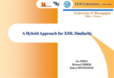 Ppt A Hybrid Approach For Xml Similarity Powerpoint Presentation