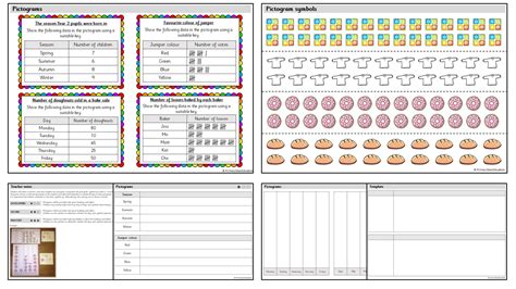 Pictograms Practical Primary Stars Education