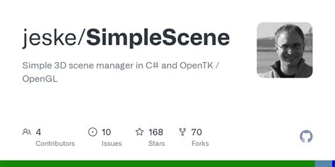 Github Jeskesimplescene Simple 3d Scene Manager In C And Opentk Opengl