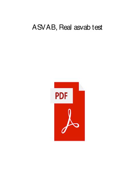 Asvab Real Asvab Test Actual Test Exam All Questions And 100