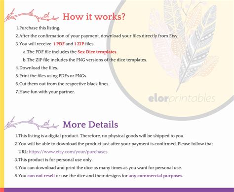 Erotic Sex Dice Game Printable Adult Game Kinky Bedroom Game Naughty Love Dice For Couples