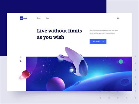 Space Header By Hamam Zai Business Icons Design Header Design Dribbble