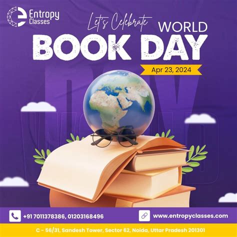 Entropy Classes Pvt Ltd On Linkedin Worldbookday Entropyclasses Iitjeecoaching Noida