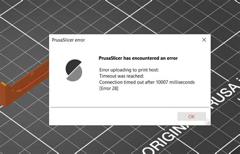 Timeout Error When Uploading To Octoprint 186 · Issue 9675 · Prusa3d